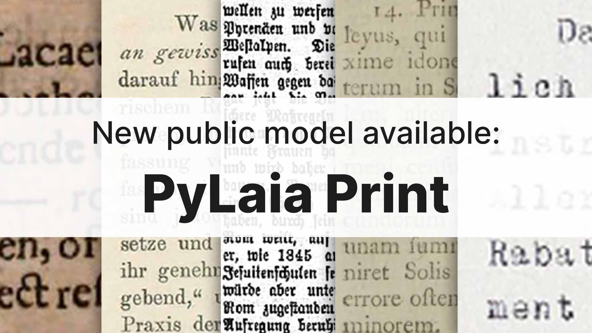 Check out the new PyLaia model for printed text - READ-COOP