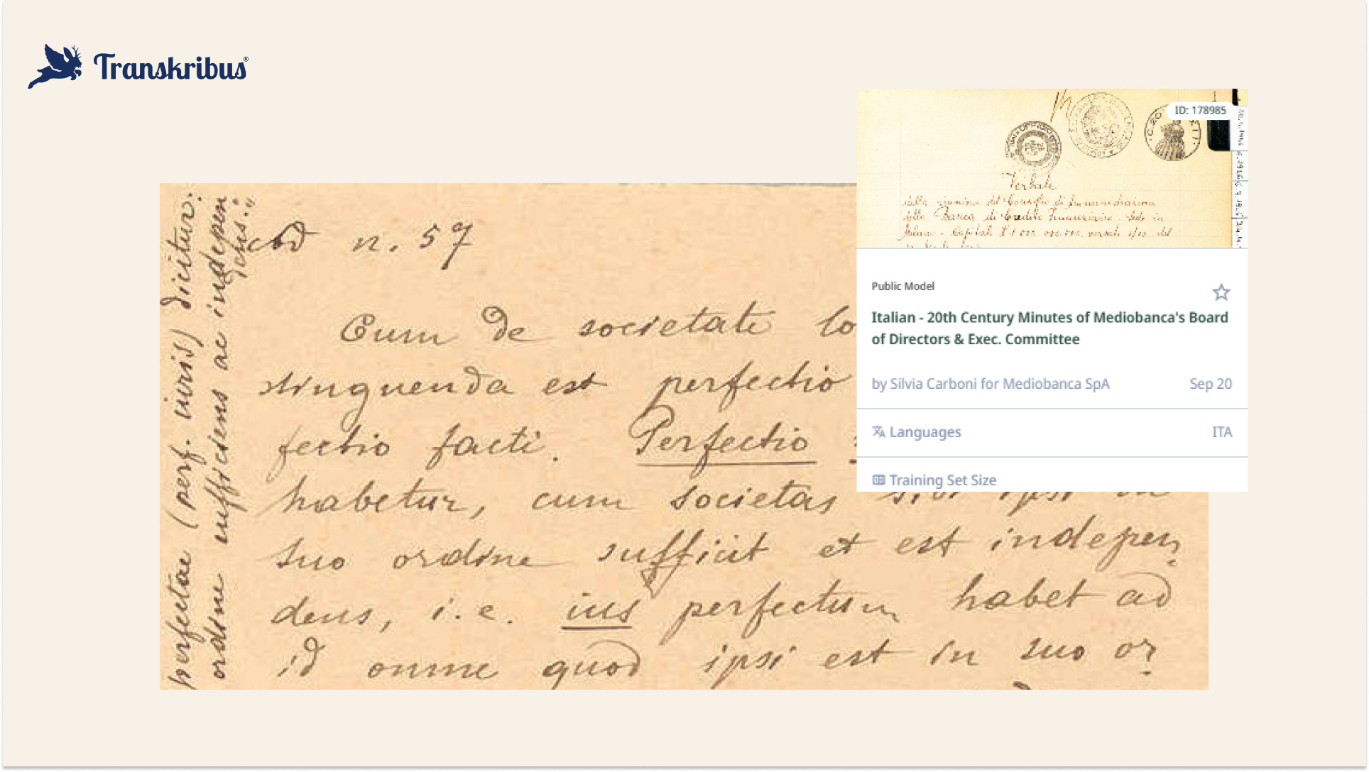 4 AI models for transcribing old Italian handwriting and typewritten texts
