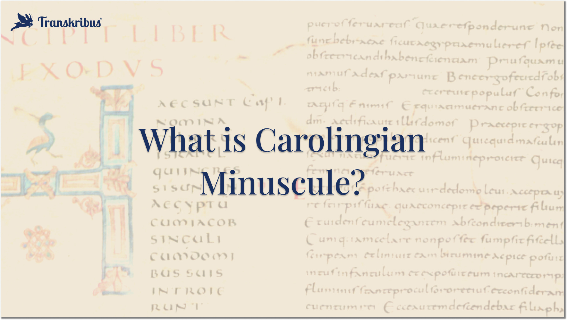 What is Carolingian Minuscule? - READ-COOP