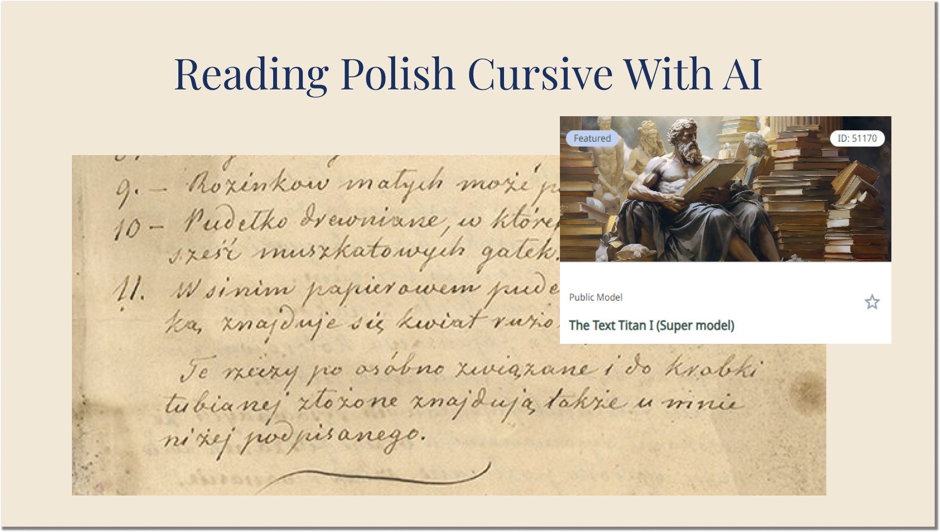 AI models for reading Polish cursive and printed texts - READ-COOP