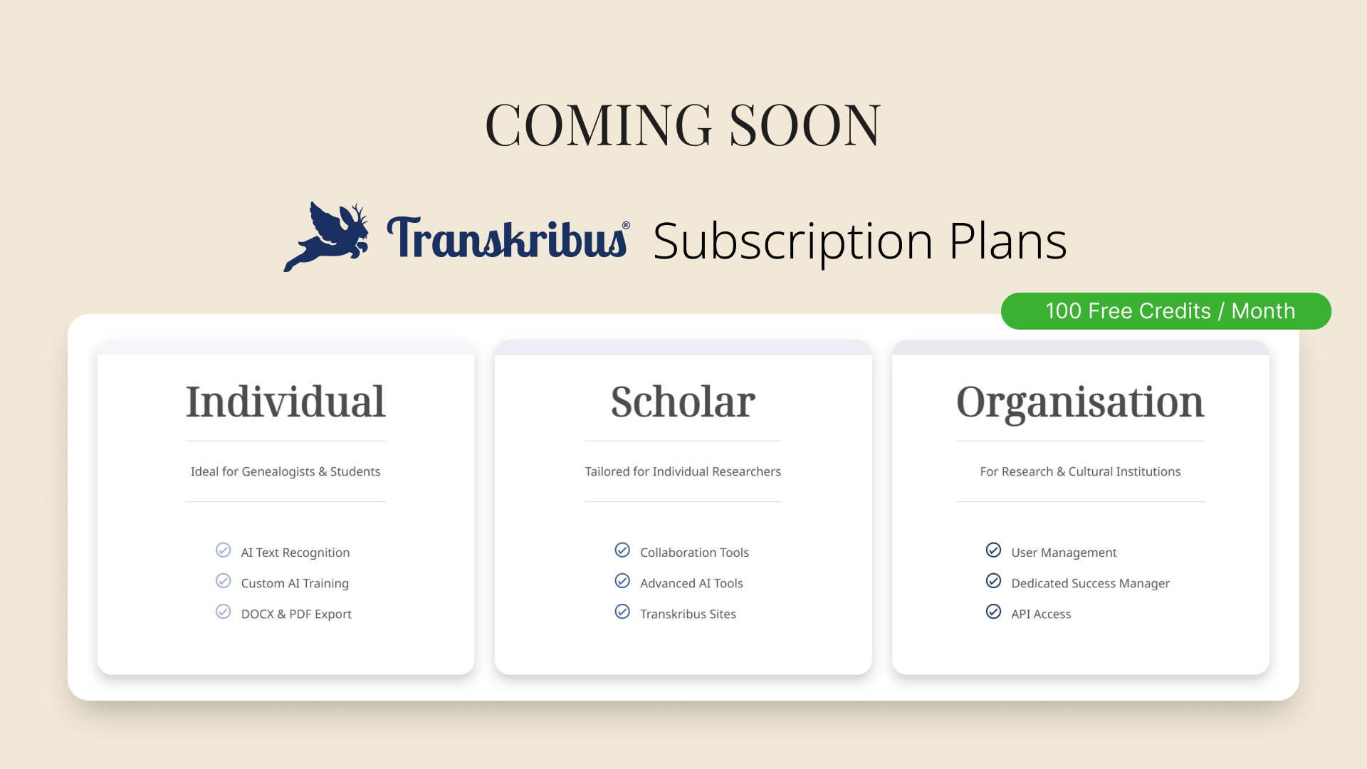 Introducing Tailored Subscription Plans - READ-COOP
