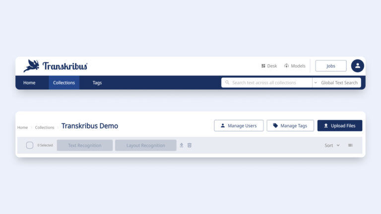 Try out the Transkribus Next Gen Desk on our Beta - READ-COOP